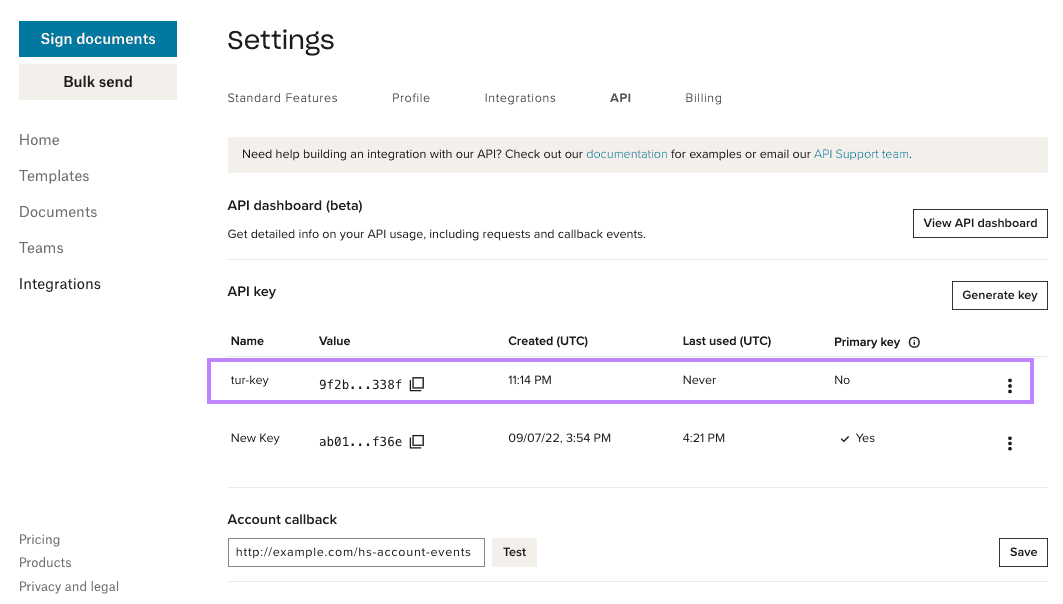 Authentication | Dropbox Sign for Developers