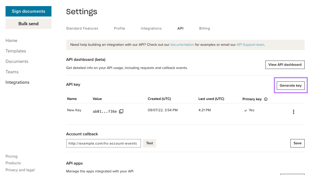 Authentication | Dropbox Sign for Developers