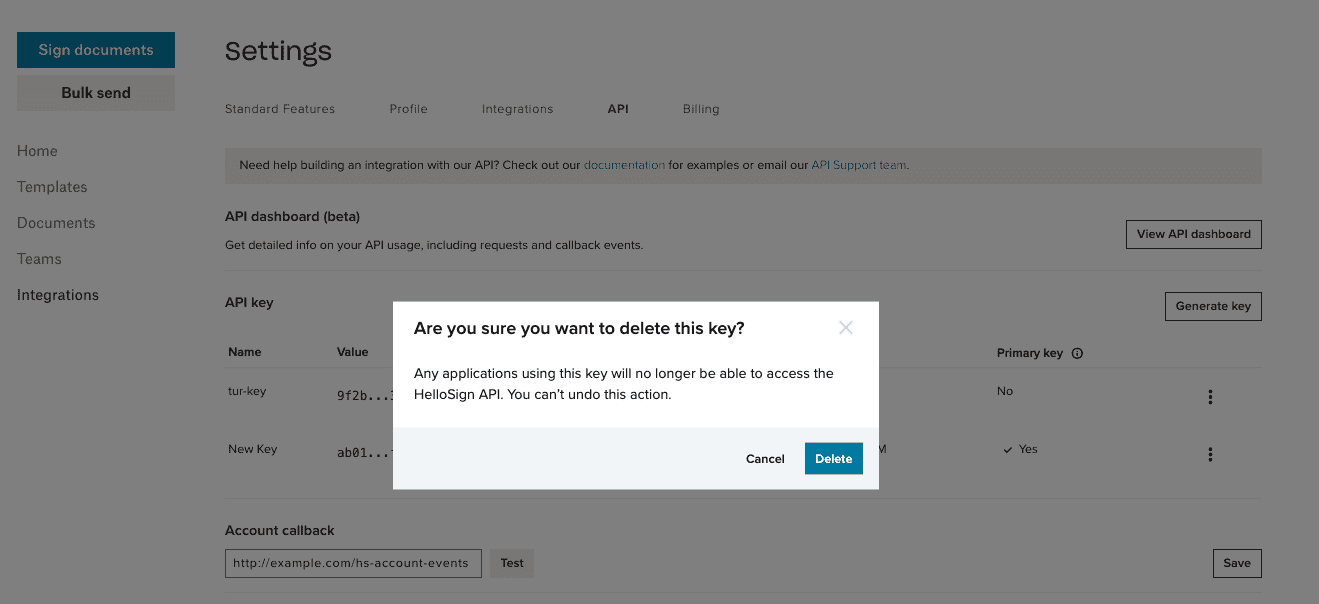 Authentication Dropbox Sign For Developers