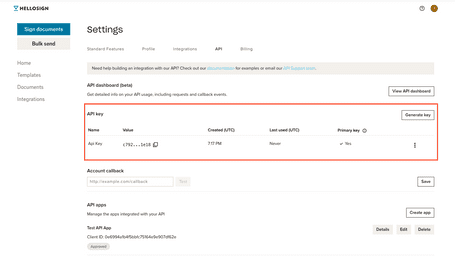 Authentication | Dropbox Sign for Developers